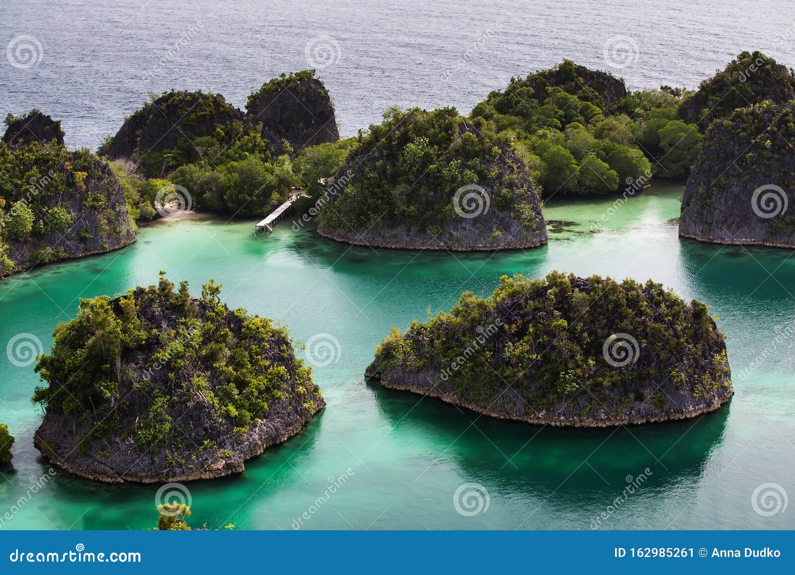 View To Piaynemo Islands from the Viewpoint, Raja Ampat, Indonesia ...