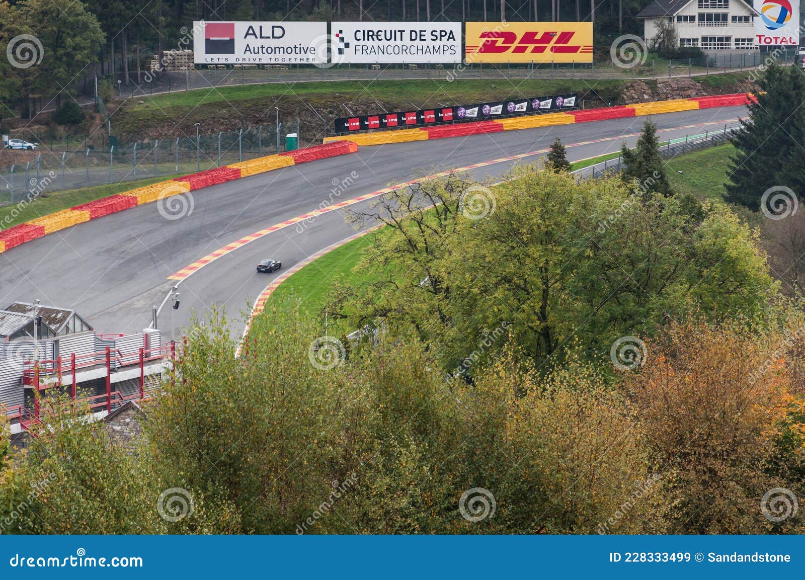 View To Raidillon Corner at Circuit De Spa-Francorchamps Editorial ...