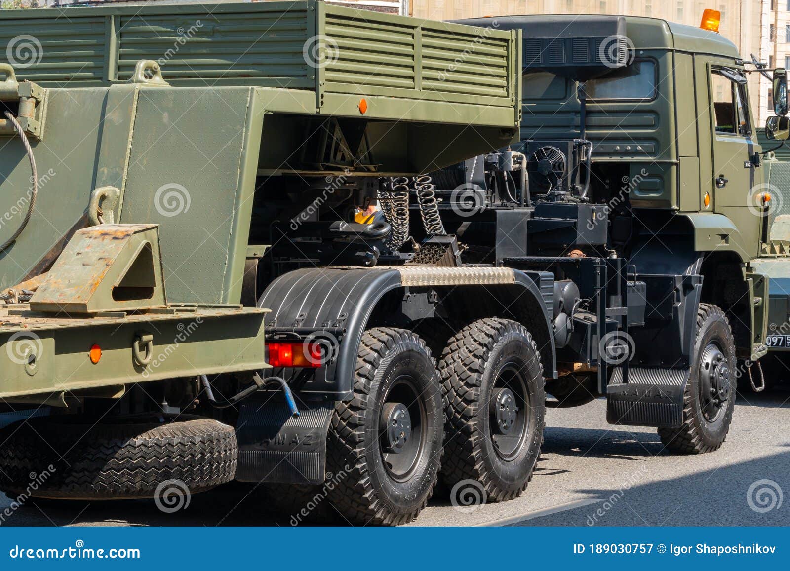 View To The Russian Military Green Camouflage Kamaz Truck. Best Army ... View To The Russian Military Green Camouflage Kamaz Truck. Best Army ...