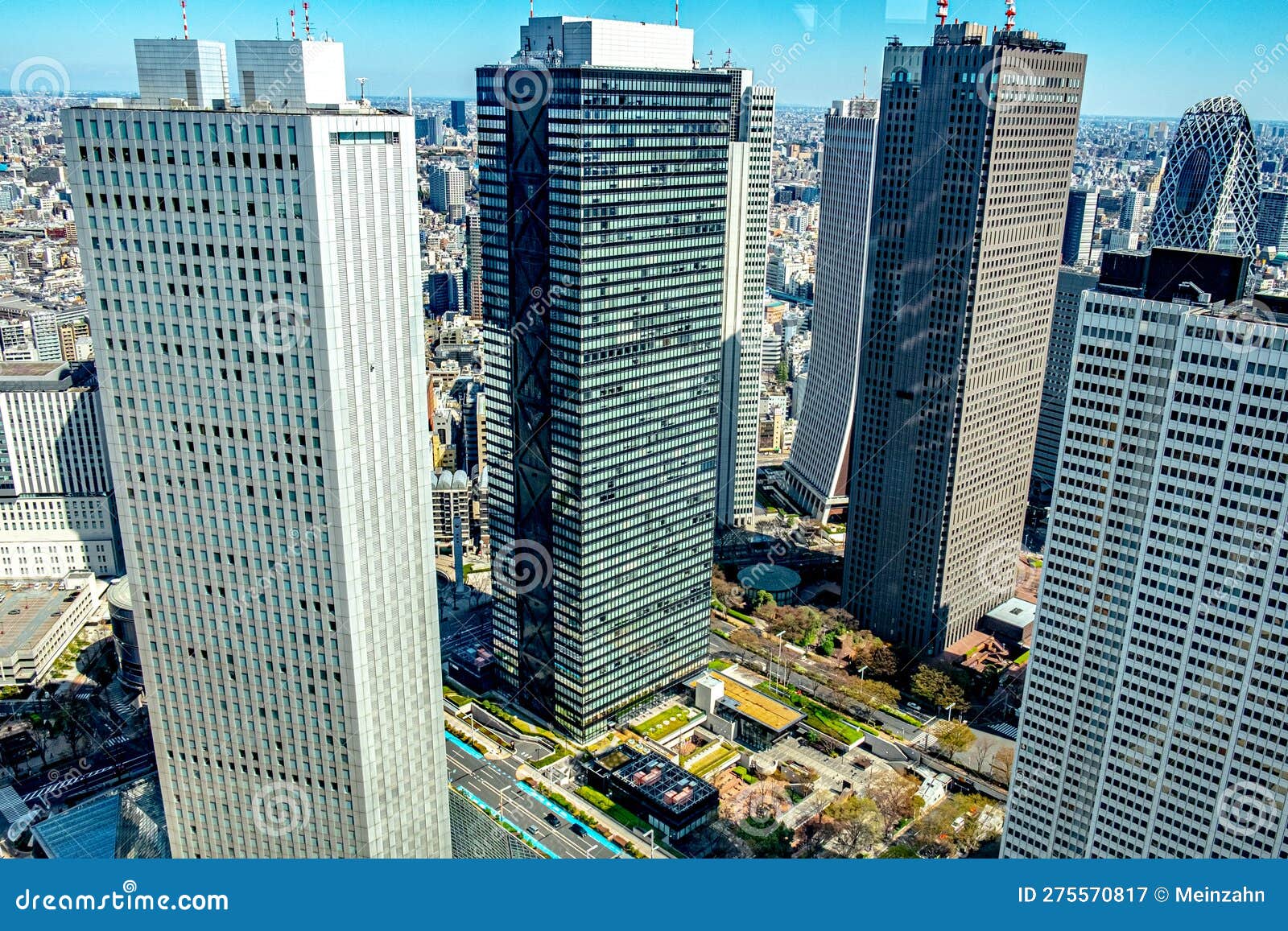 View To Skyline of Tokyo from Skyline Observation Platform Editorial ...