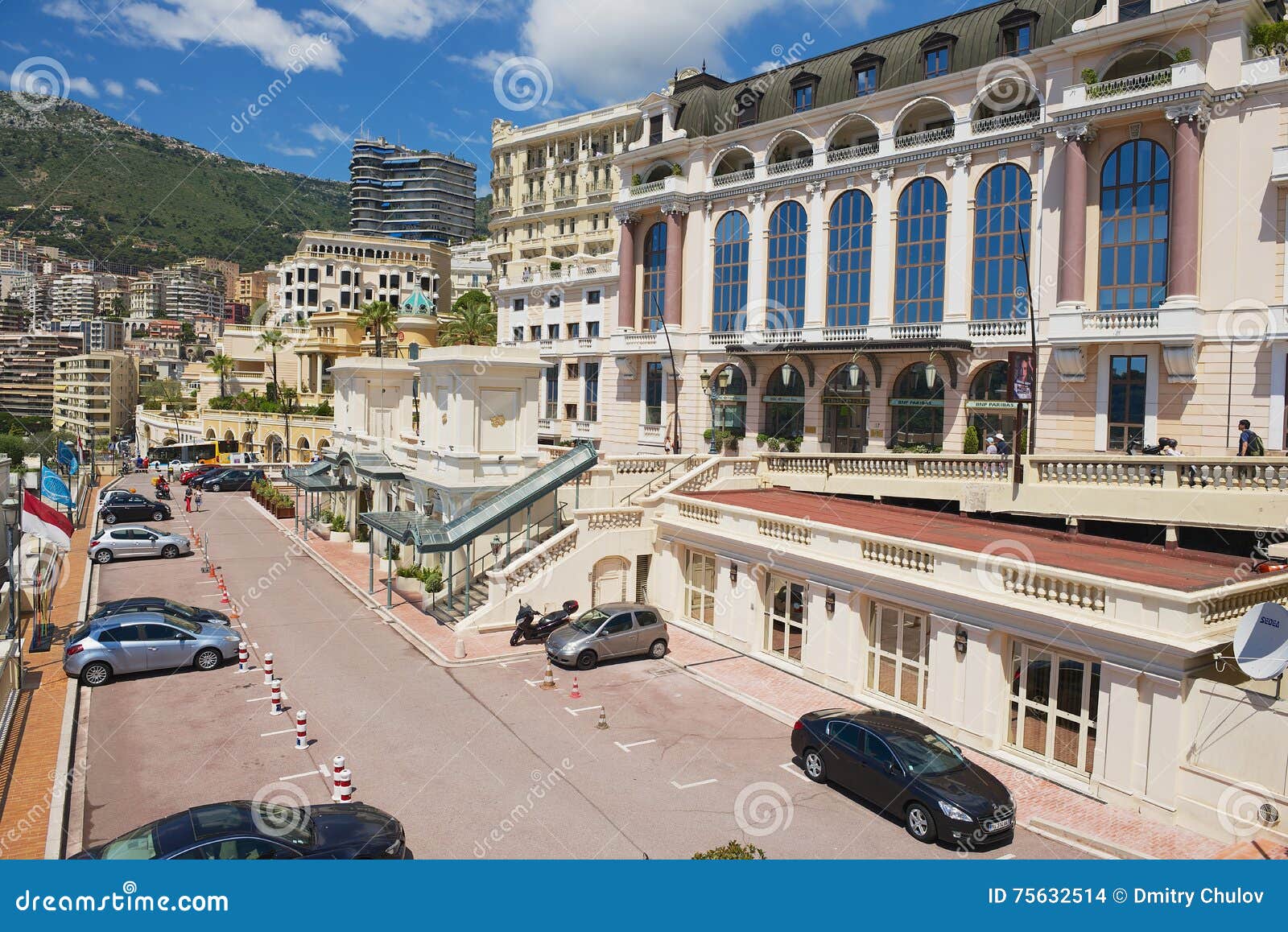 View To the Street in Monaco, Monaco. Editorial Stock Image - Image of ...