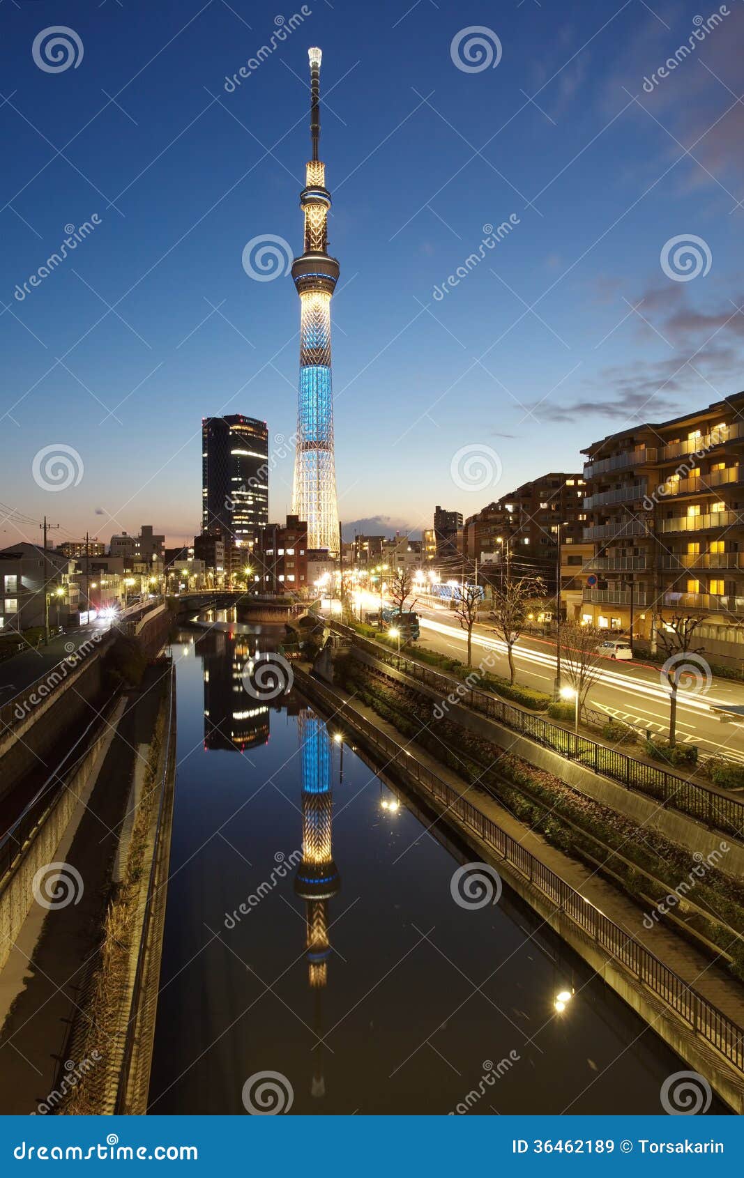 View of Tokyo Sky Tree editorial stock image. Image of place - 36462189