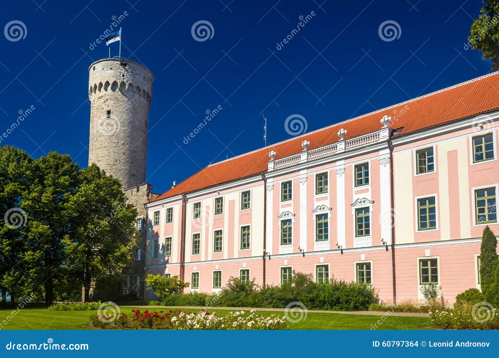 View of Toompea Castle in Tallinn Stock Photo - Image of building ...