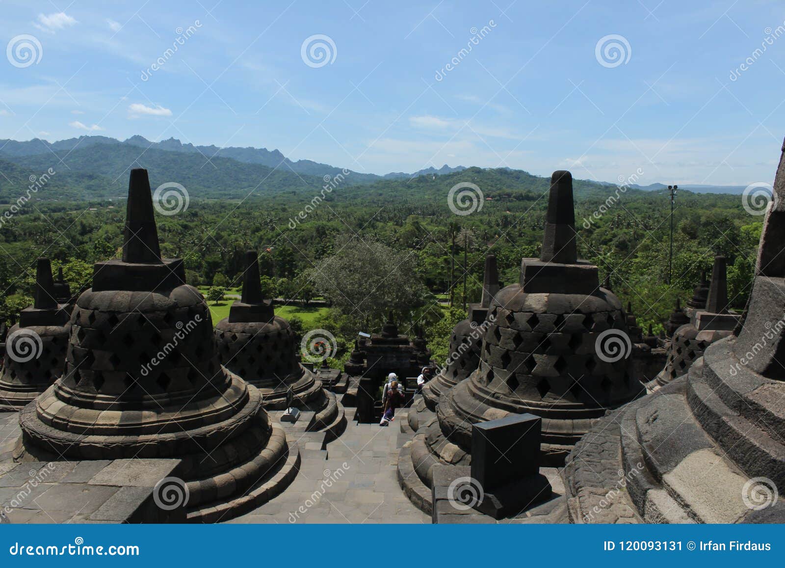 The View from the Top of Borobudur Temple Editorial Photo - Image of ...