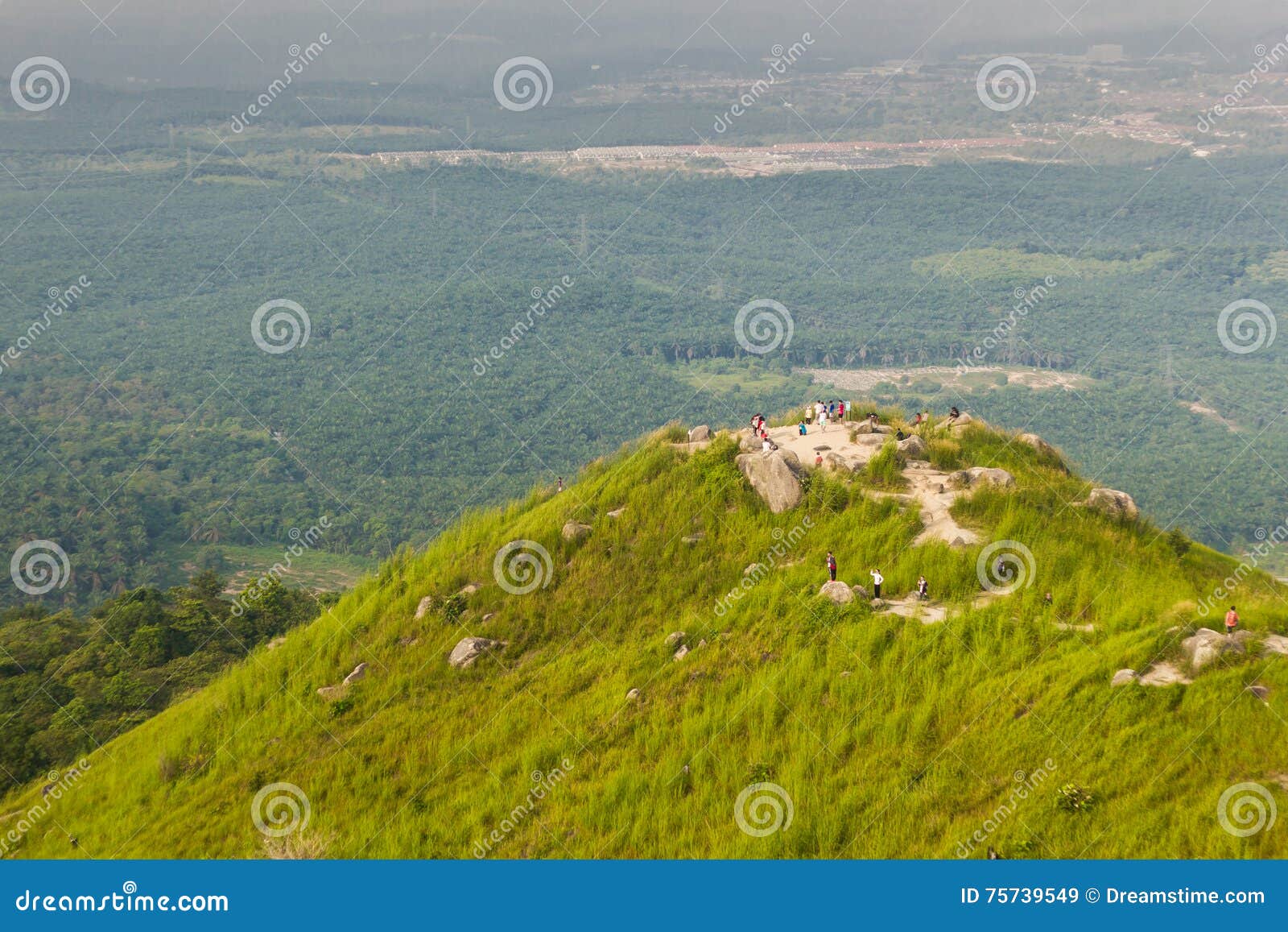 View from Top of Broga Hill in Malaysia Stock Image - Image of broga ...