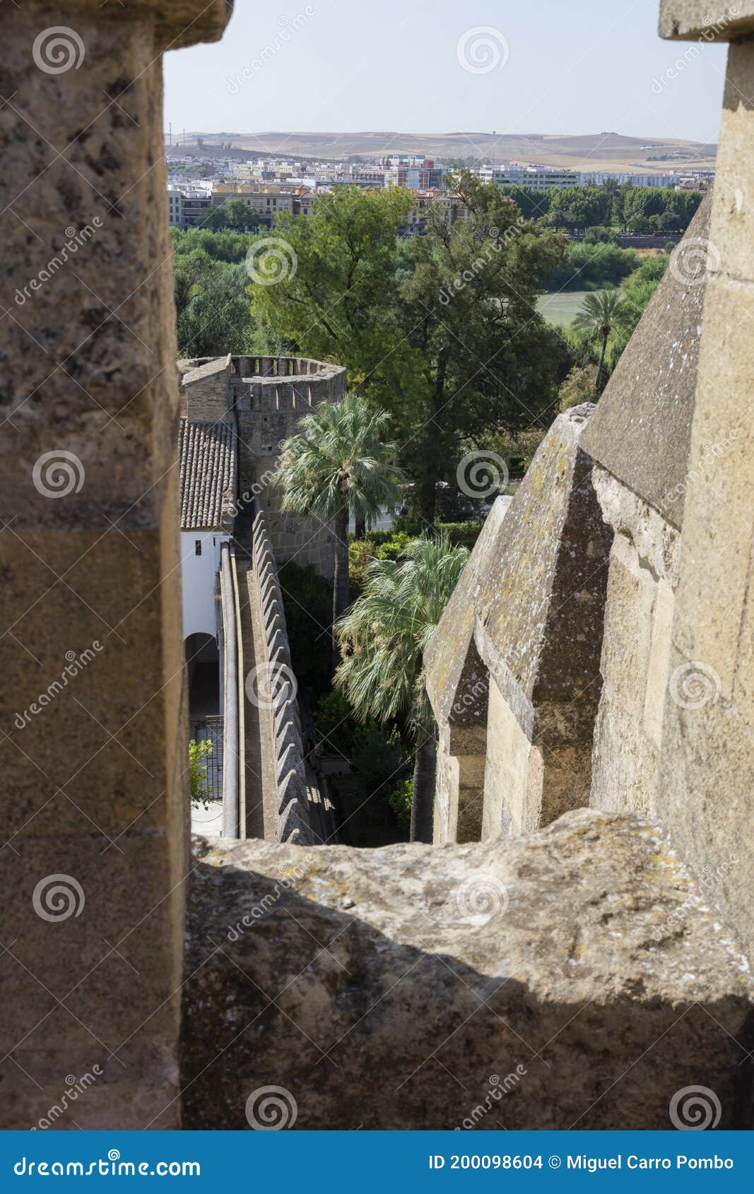 The Alcazar of the Christian Monarchs Stock Photo - Image of moorish ...