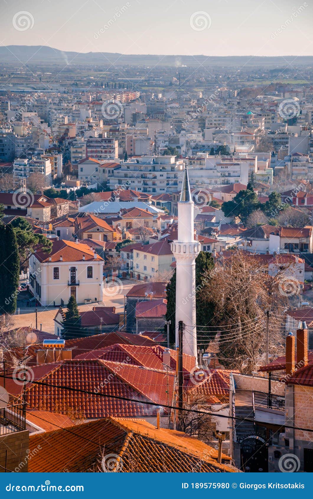 View from the Top of the City of Xanthi. Stock Photo - Image of europe ...