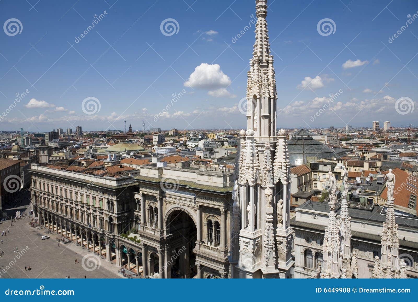 View from the Top of Duomo Di Milano Stock Photo - Image of milan ...