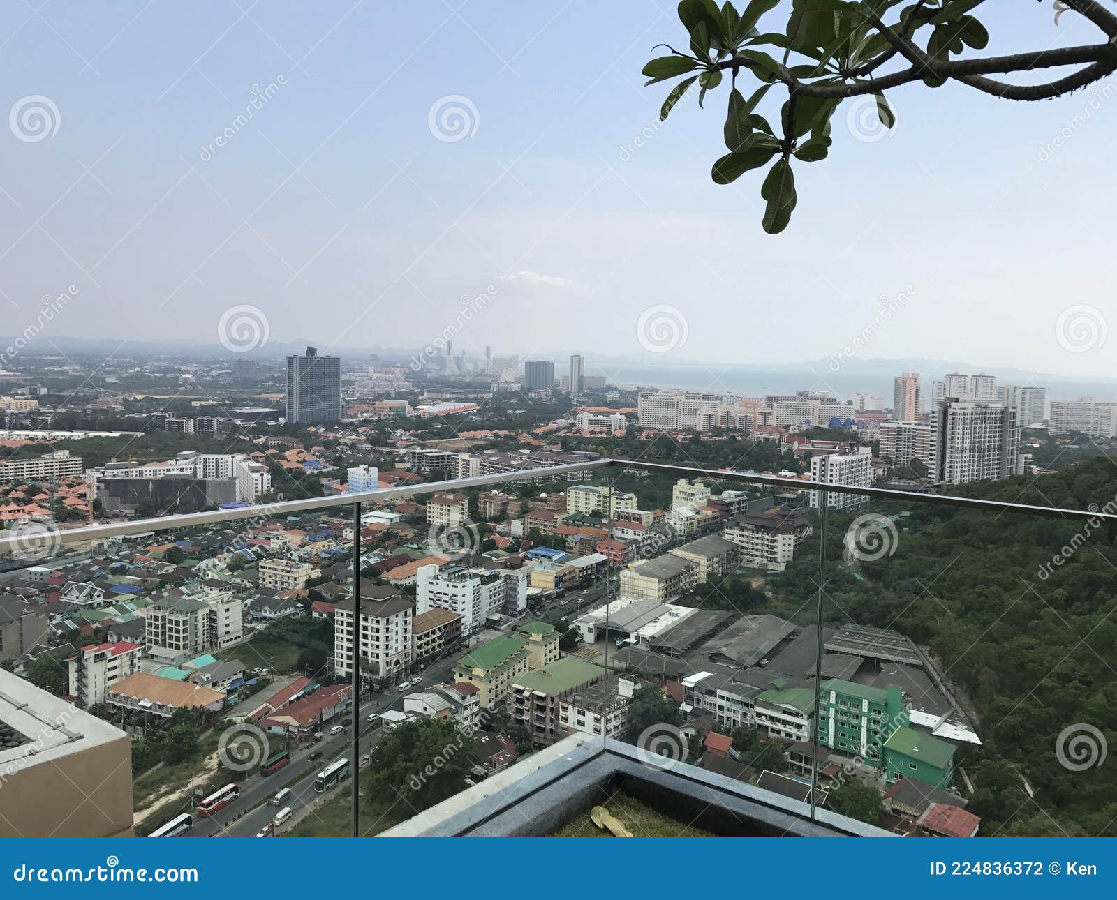 Sky high stock photo. Image of highrise, city, blue - 224836372