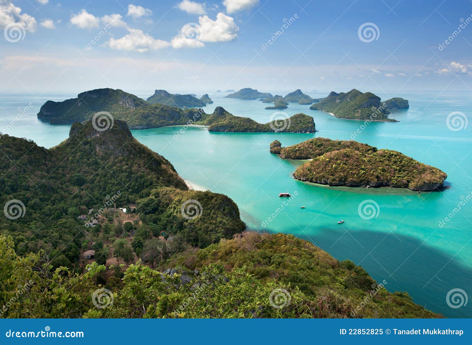 View on the top of island stock image. Image of blue - 22852825