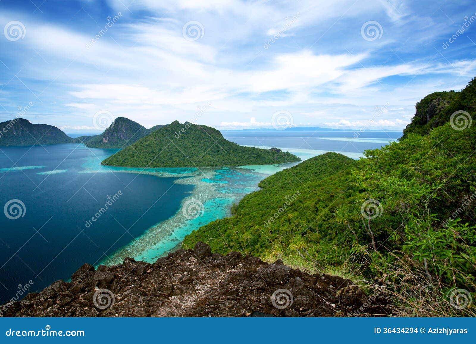 View from the top island stock photo. Image of upper - 36434294