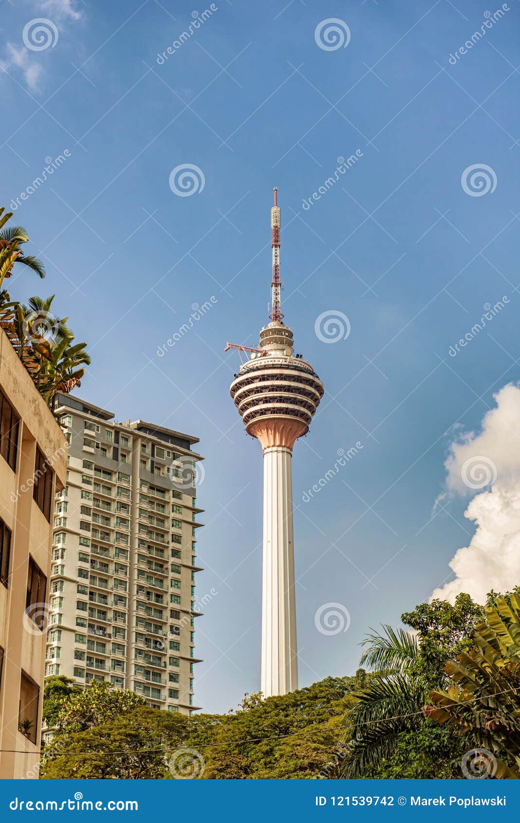 Menara Tower in Kuala Lumpur, Malaysia Stock Photo - Image of menara ...