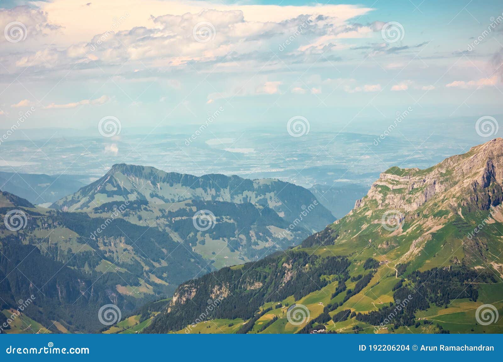 View from the Top of Mount Titlis Stock Photo - Image of europe, nature ...