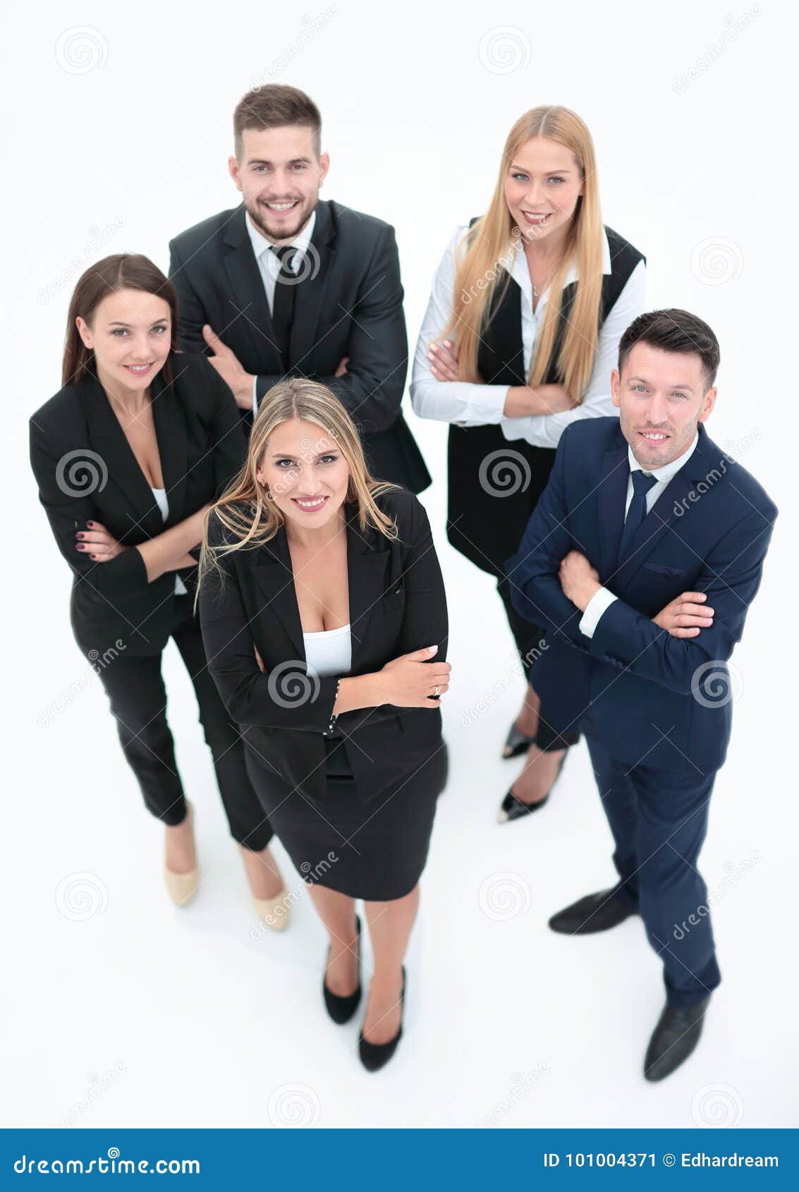 View from the Top.professional Group of Business People Stock Image ...