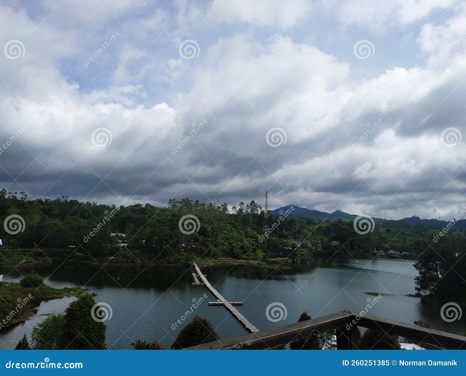 The View from the Top of Rancabali, Bandung Stock Image - Image of ...