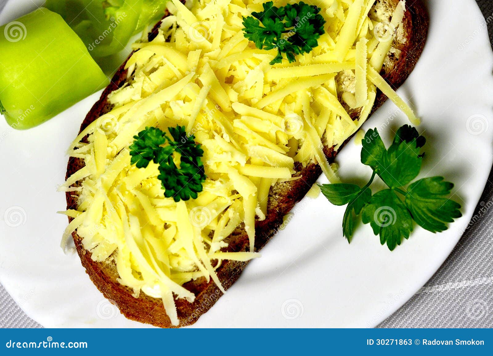 Cheese toast stock image. Image of sliced, appetizing - 30271863