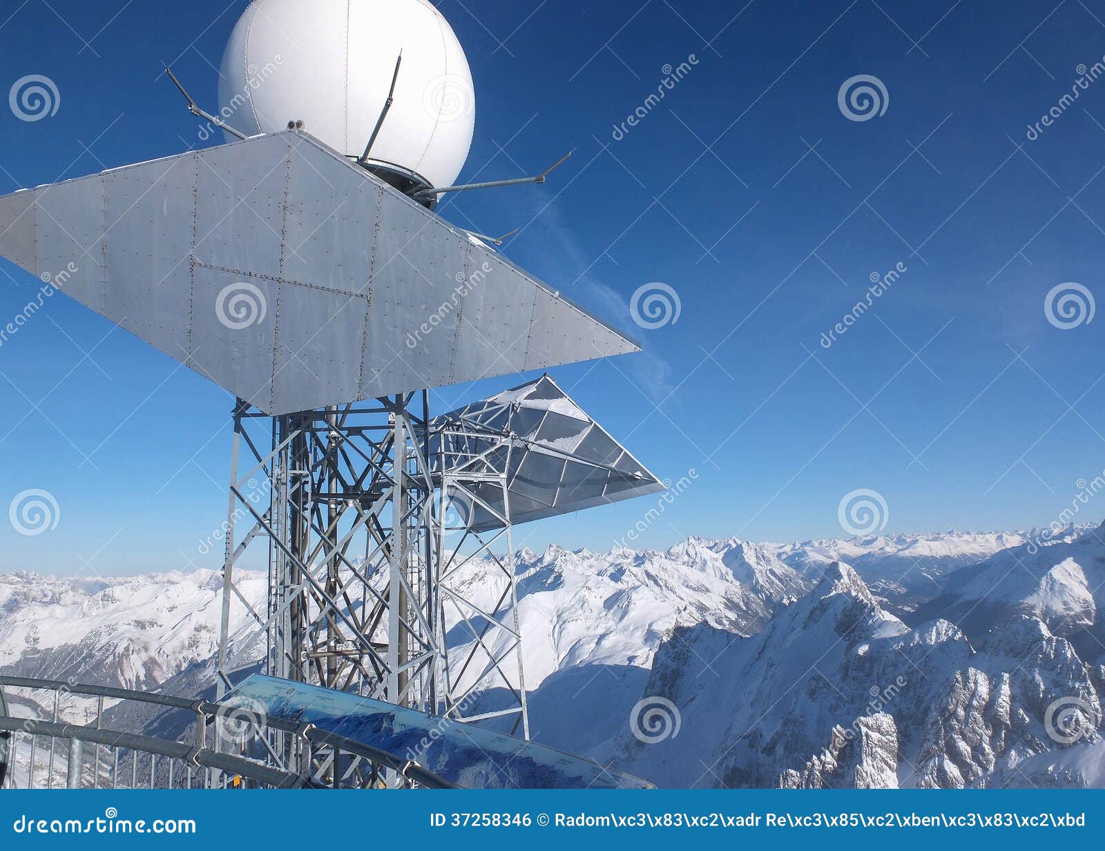 View from the Top of the Valluga Mountain Stock Photo - Image of scenic ...