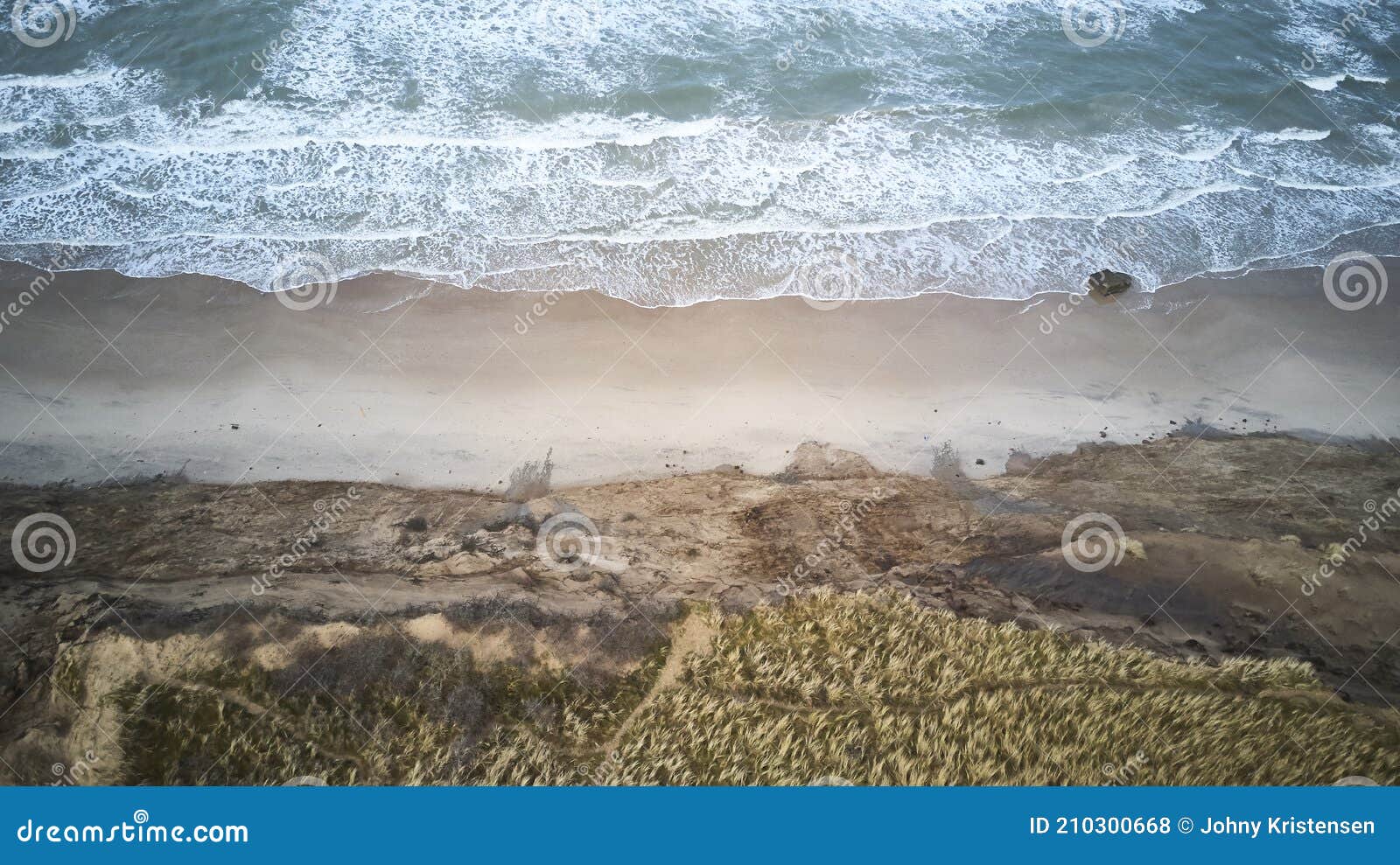 View from Top of Waves at the Beach Stock Photo - Image of countryside ...