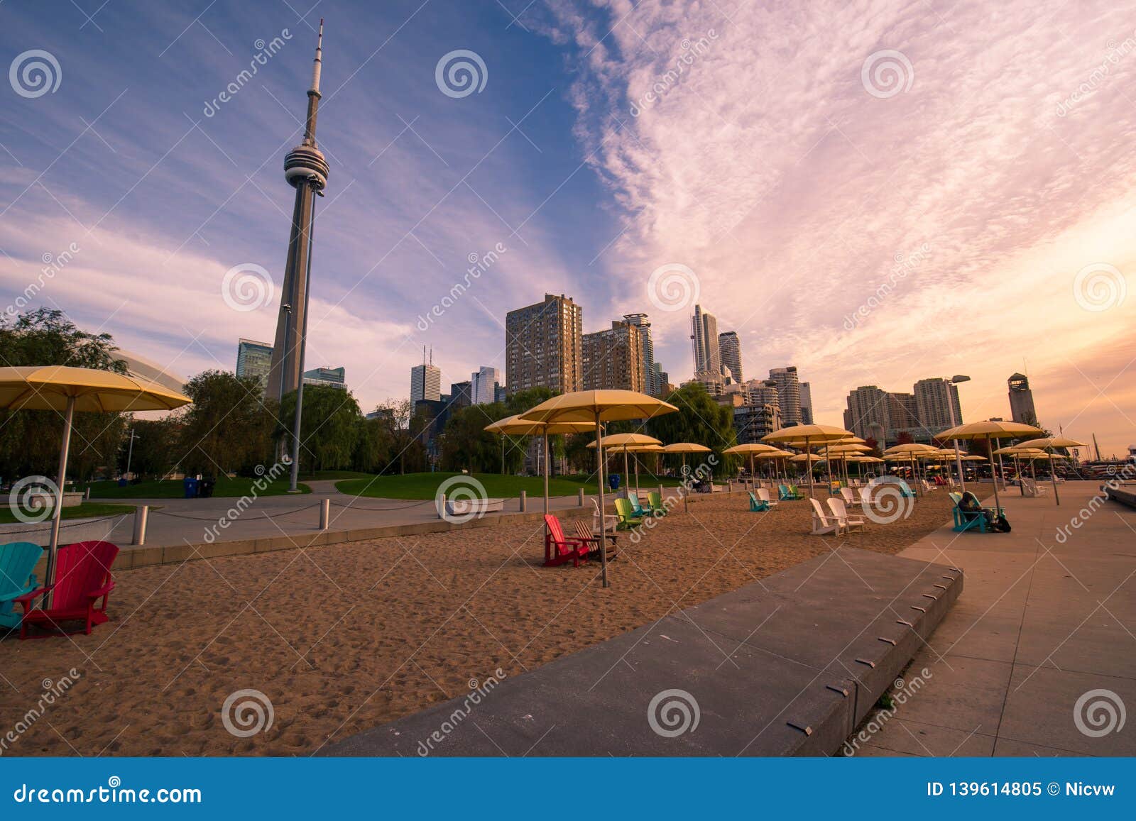 View of Toronto from the Beach Editorial Image - Image of outdoors ...
