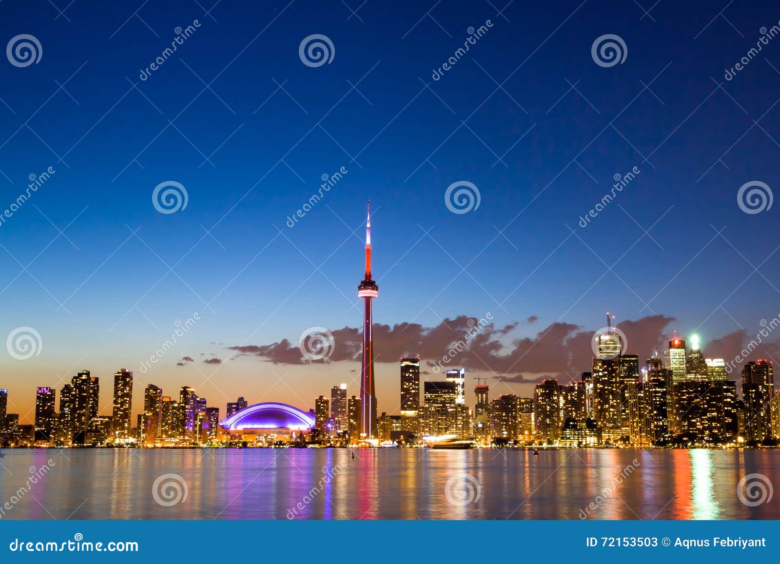 View of Toronto Canada Cityscape Stock Image - Image of toronto, tower ...