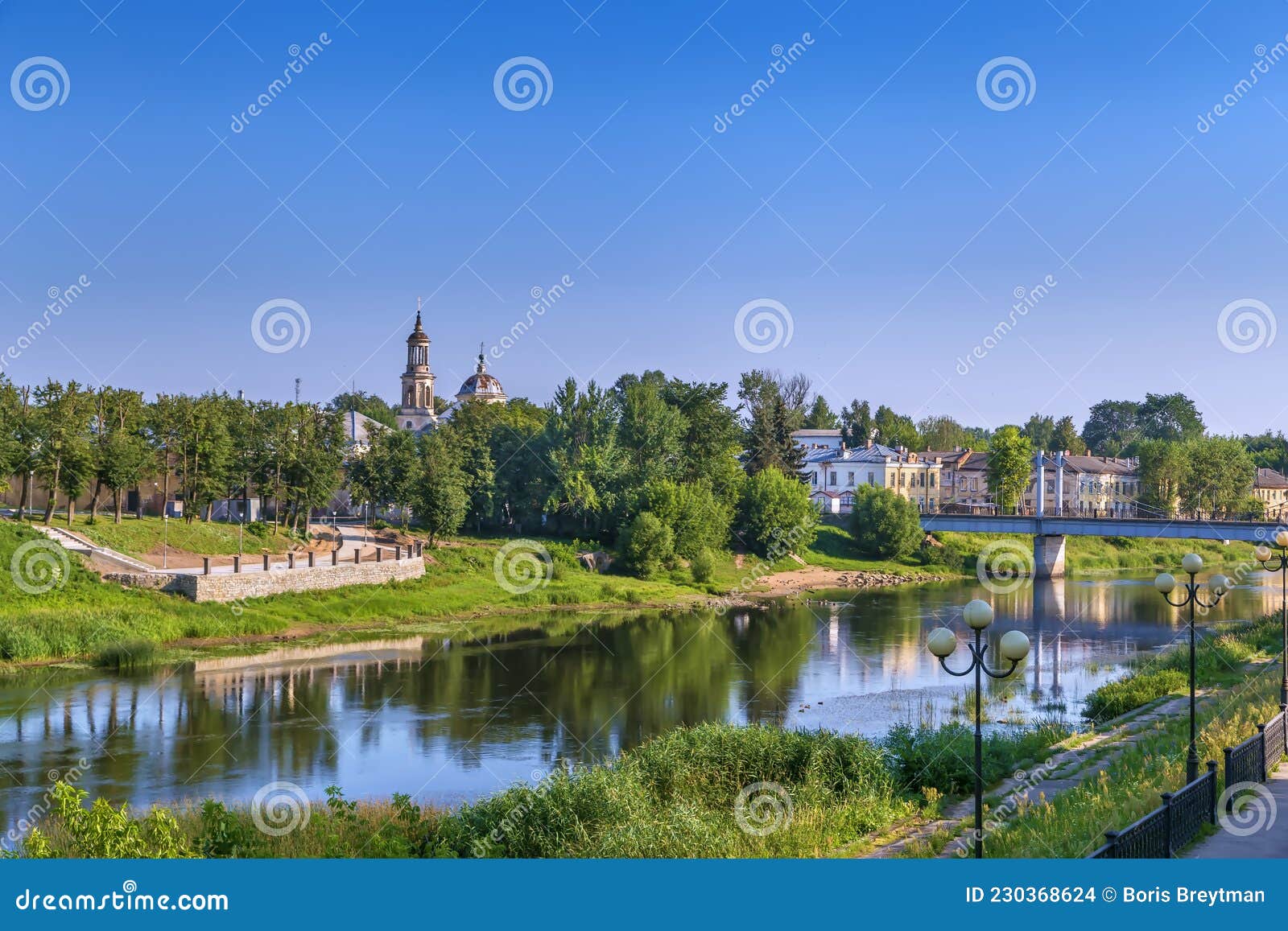 View of Torzhok, Russia stock photo. Image of view, orthodox - 230368624