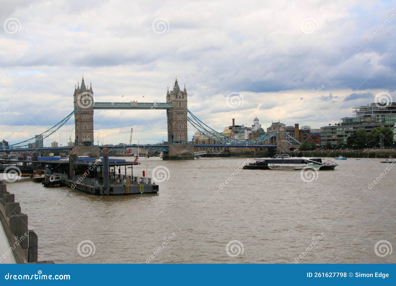 A view of Tower Bridge editorial stock photo. Image of 2022 - 261627798