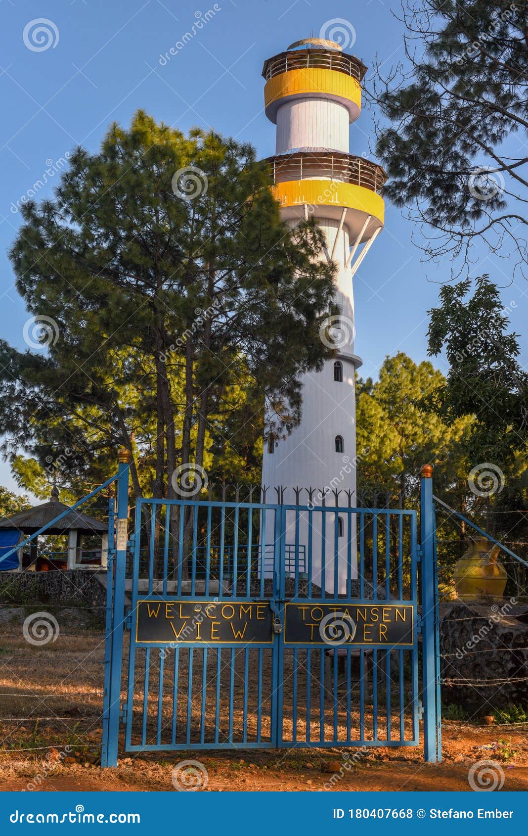 The View Tower Over Tansen on Nepal Editorial Stock Photo - Image of ...