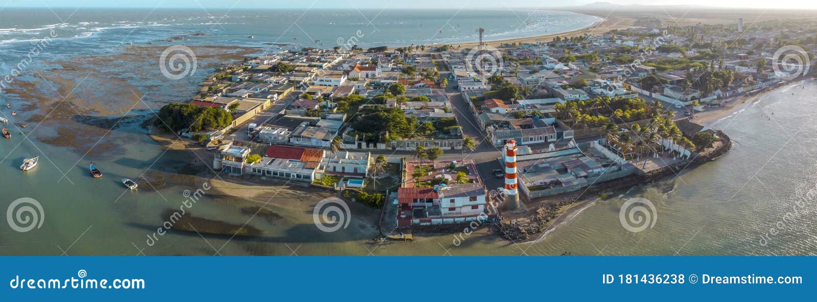 View of the Town of Adicora, Located in Falcon State, Venezuela Stock ...