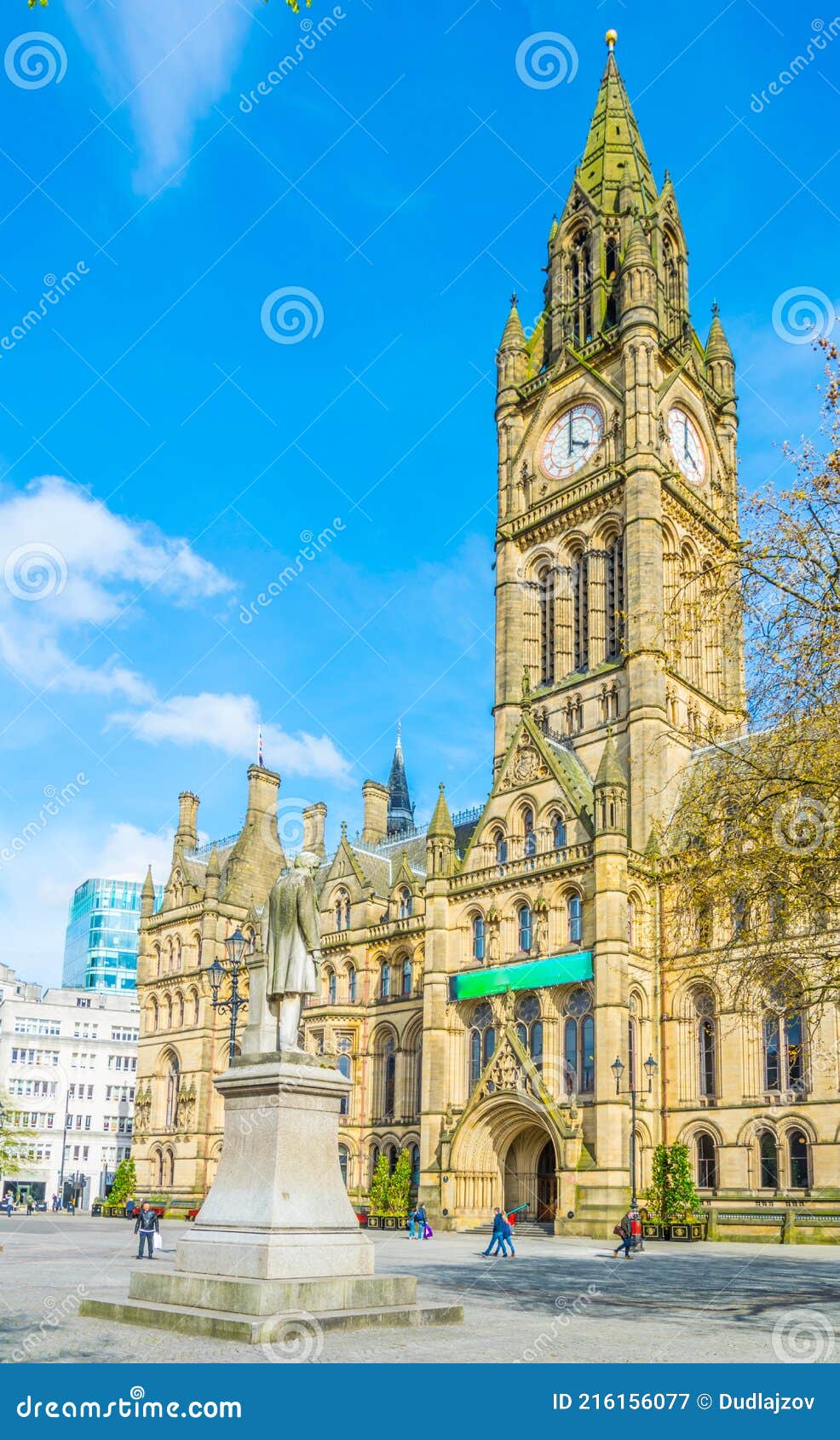 View of the Town Hall in Manchester, England Editorial Photography ...