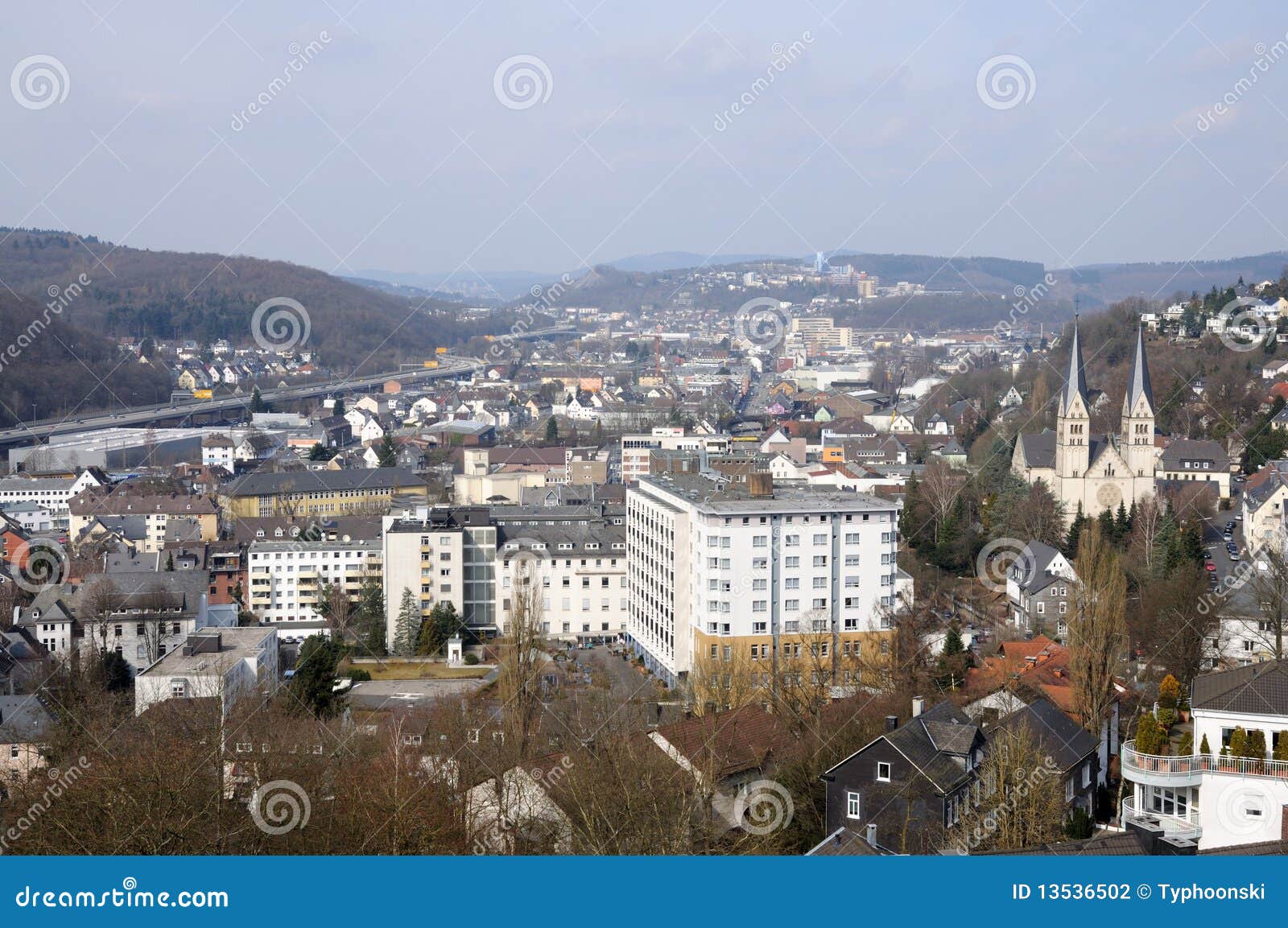 View of Town Siegen, Germany Stock Photo - Image of european, buildings ...