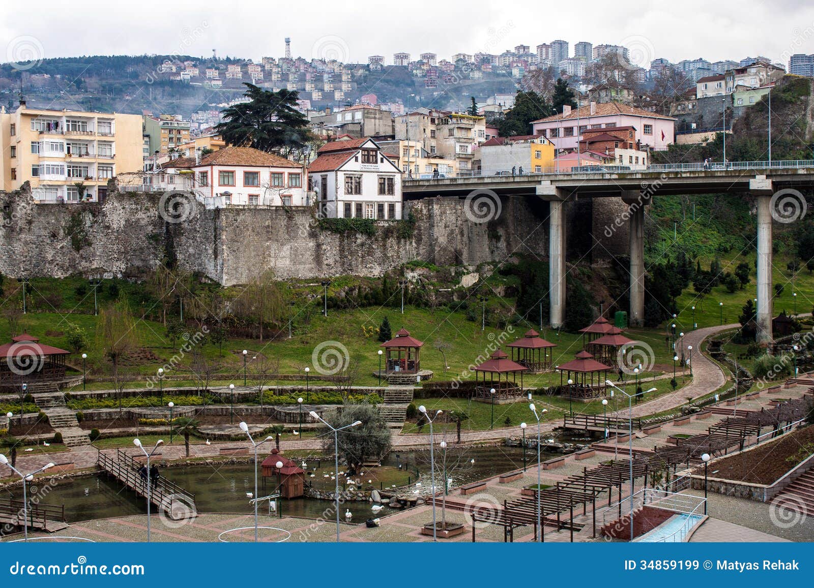 View of Trabzon stock image. Image of fort, center, anatolia - 34859199