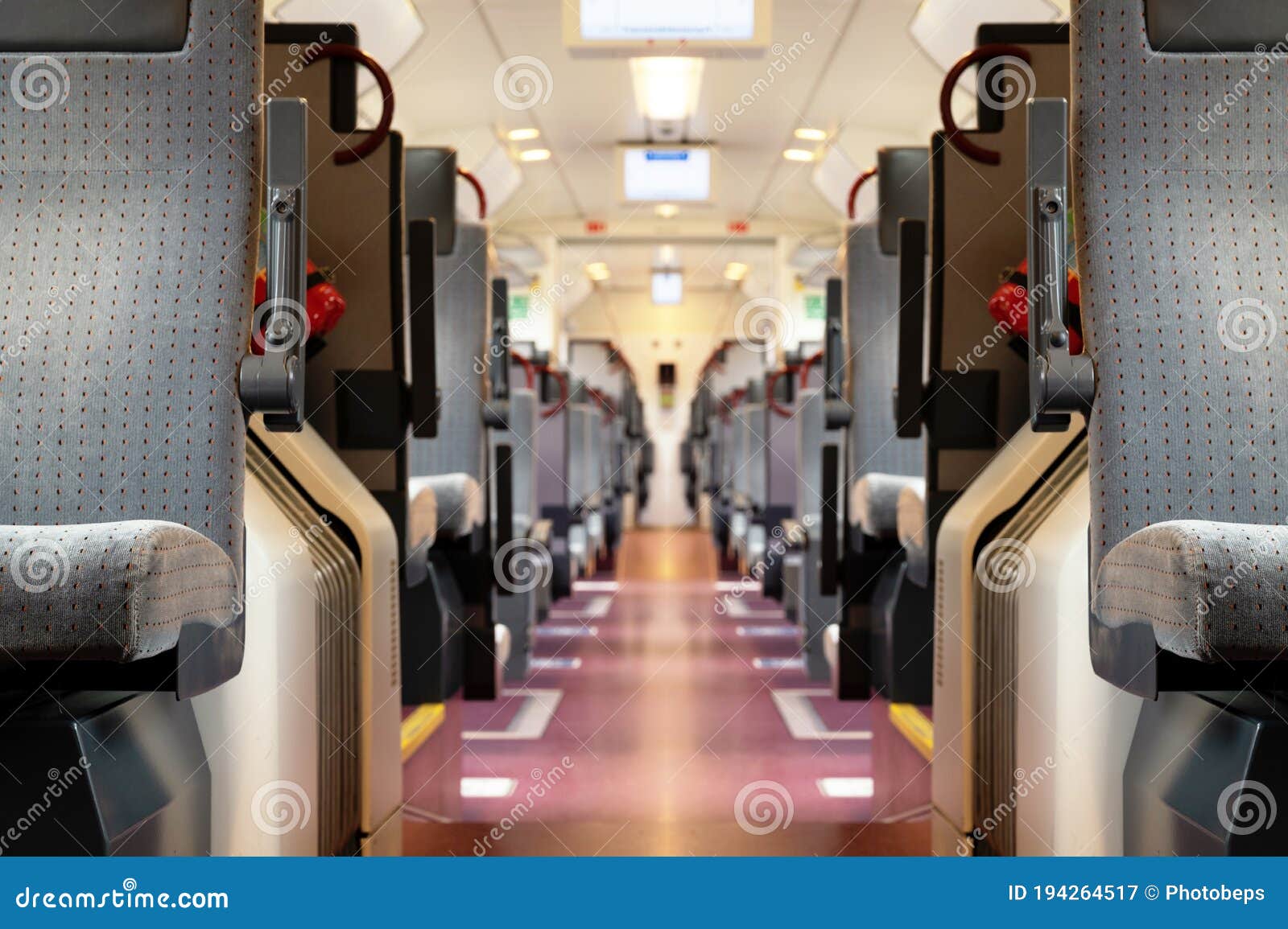View of a Train Cab from the Inside Stock Image - Image of illuminated ...