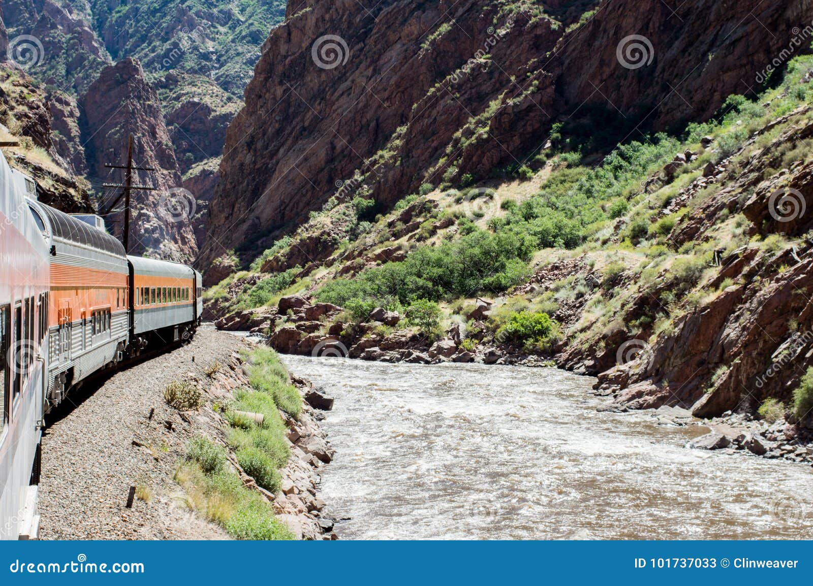 Royal Gorge Train stock image. Image of cars, transport - 101737033