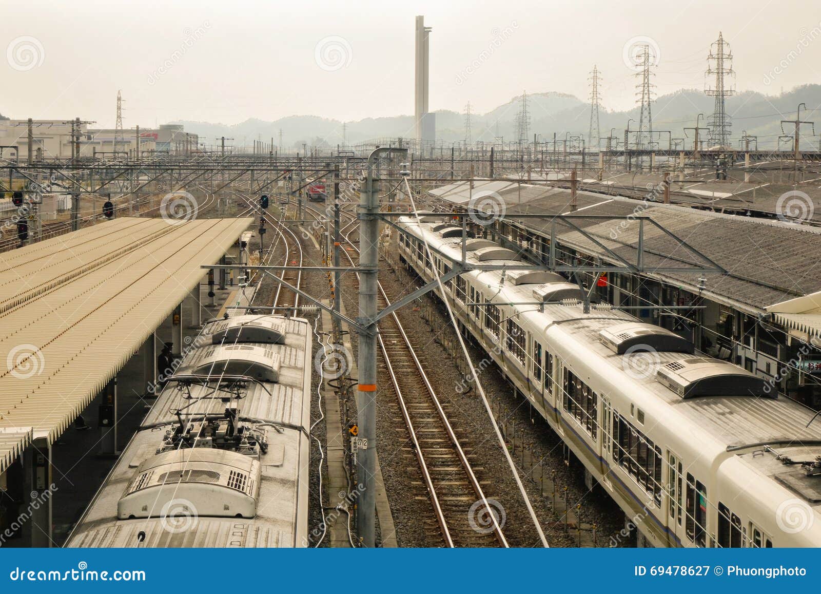 View of the Train Station in Maibara, Japan Editorial Photography ...