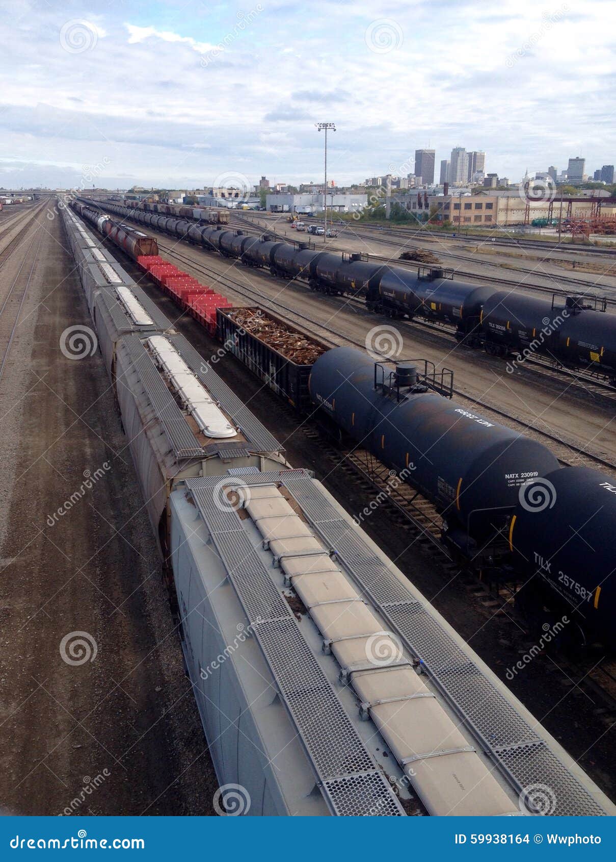View at Train from the Top. Editorial Stock Image - Image of engine ...