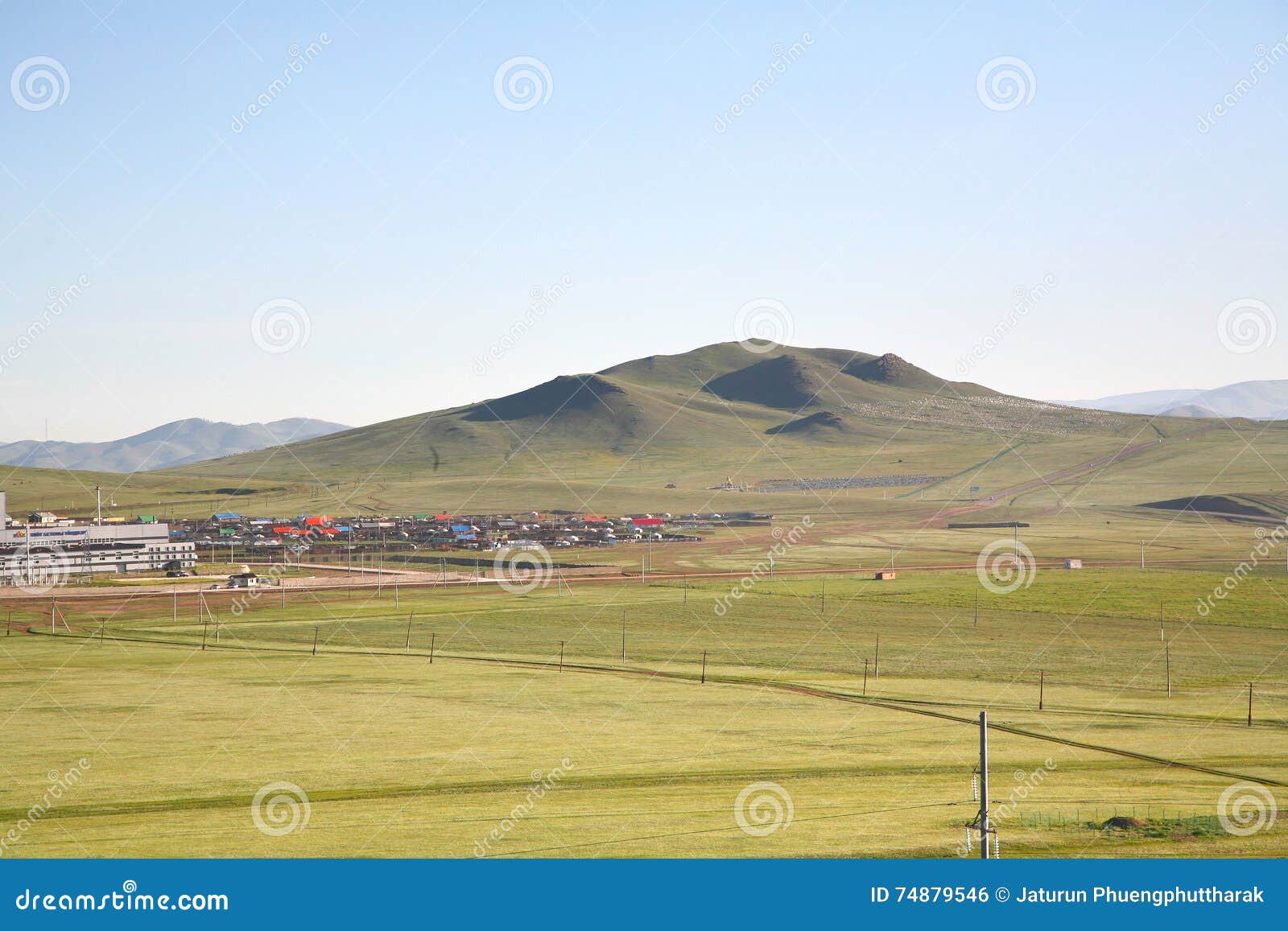 A View from the Trans-Siberian Train at Ulaanbaatar , Mongolia Stock ...