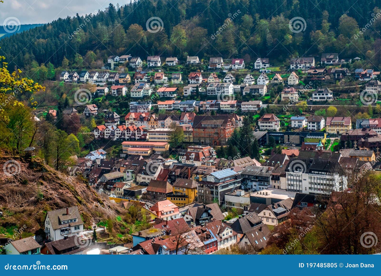 View Of Triberg Im Schwarzwald Town - Germany Royalty-Free Stock ...