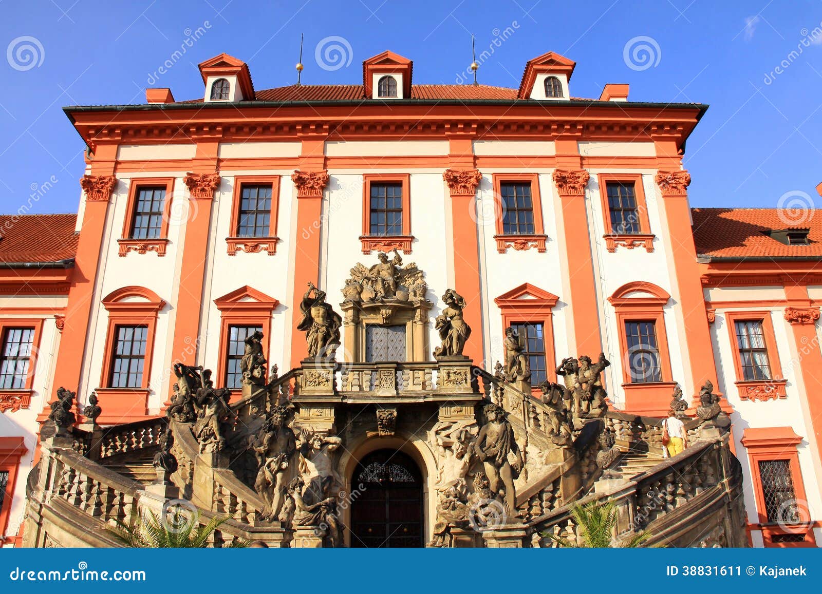 View on the Troja Chateau in Prague Stock Image - Image of prague ...