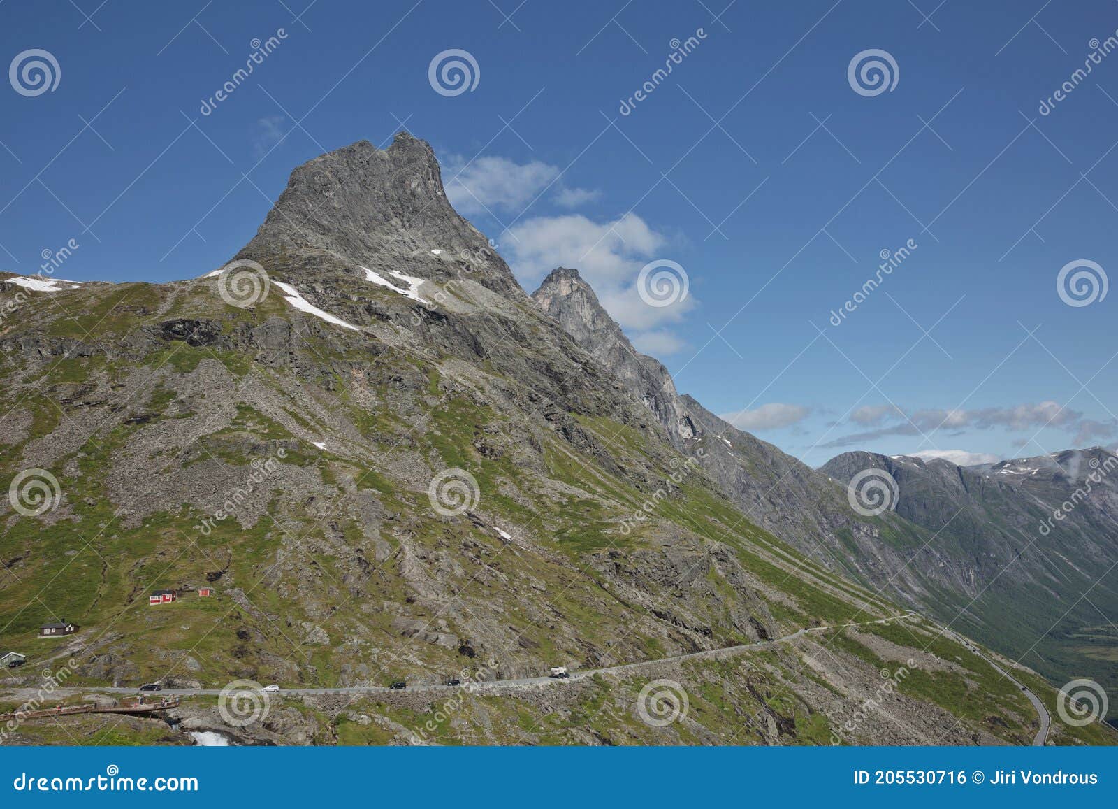 View of Trollstigen or Trolls Path Which is a Serpentine Mountain Road ...