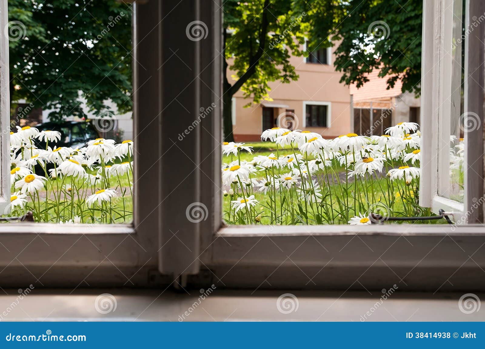 A View Trough The Steel Reinforcement On Construction Site Royalty-Free ...