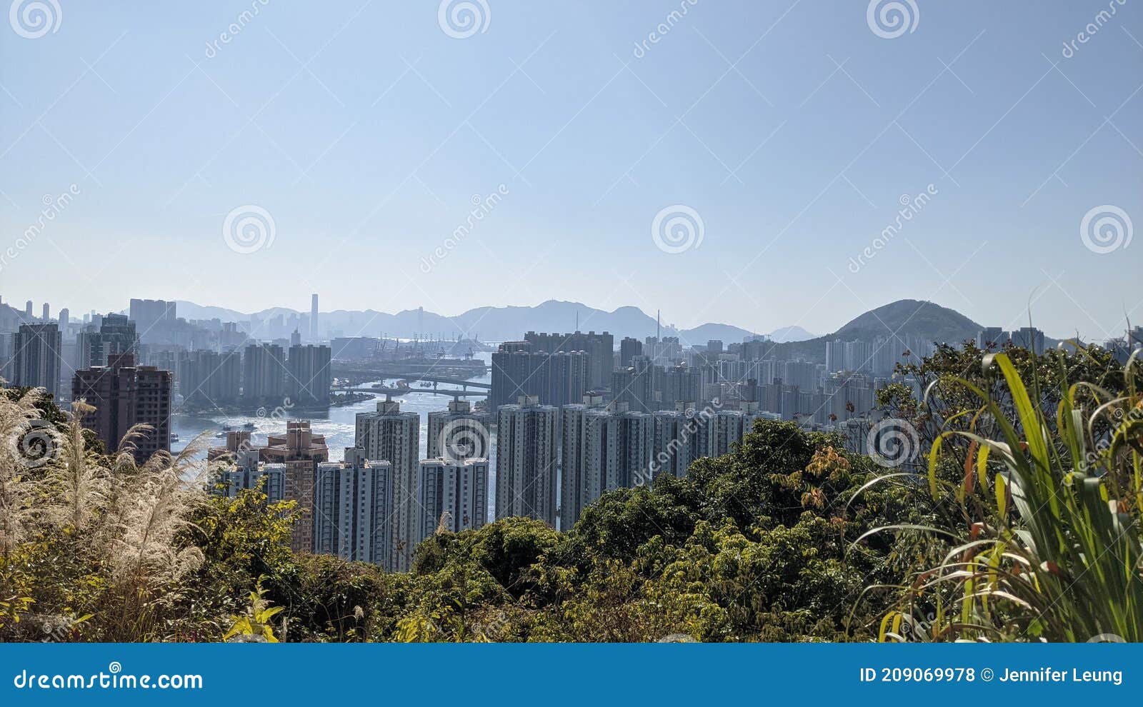 View of Tsing Yi stock photo. Image of horizon, building - 209069978