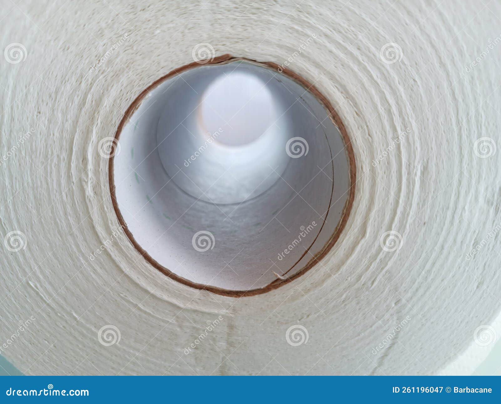 Bright Light View through a Tube, in Cardboard Stock Image - Image of ...