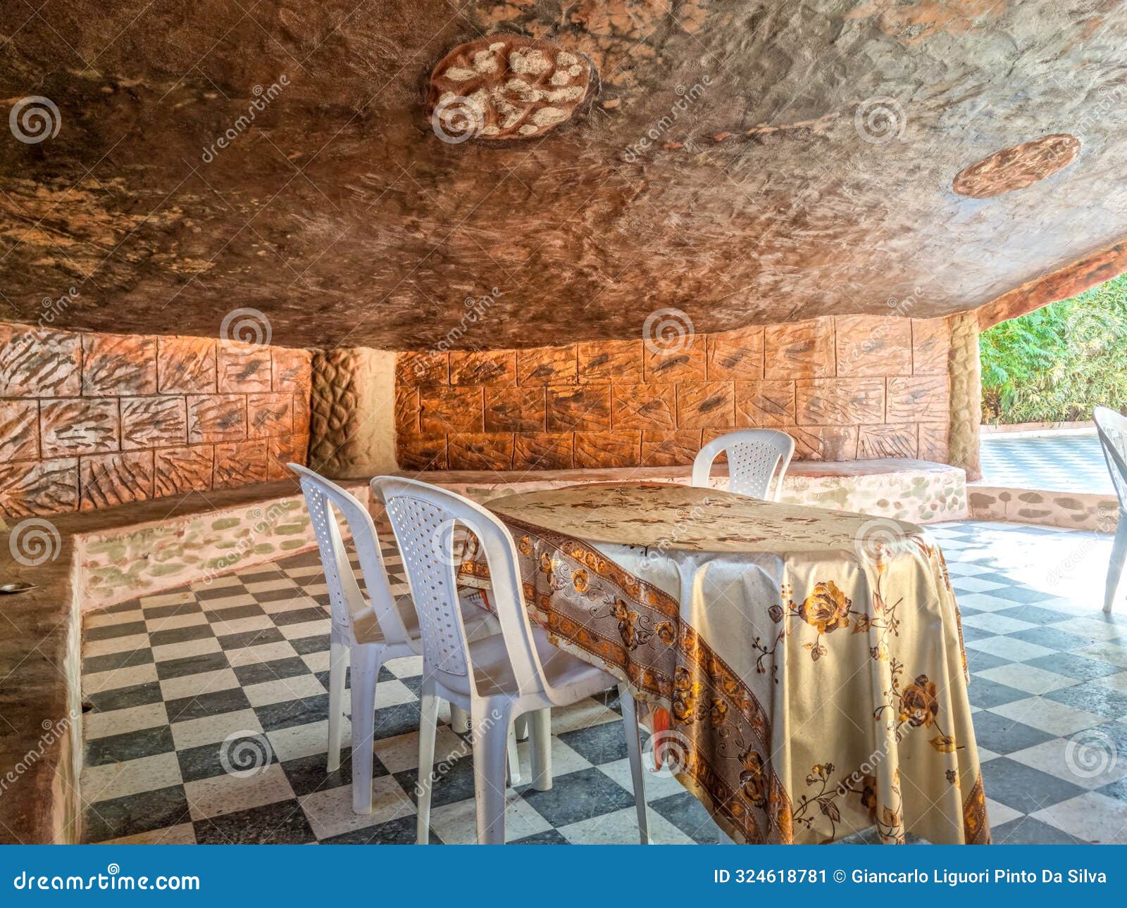 View of an Tunisian Traditional Structure Stock Image - Image of ...