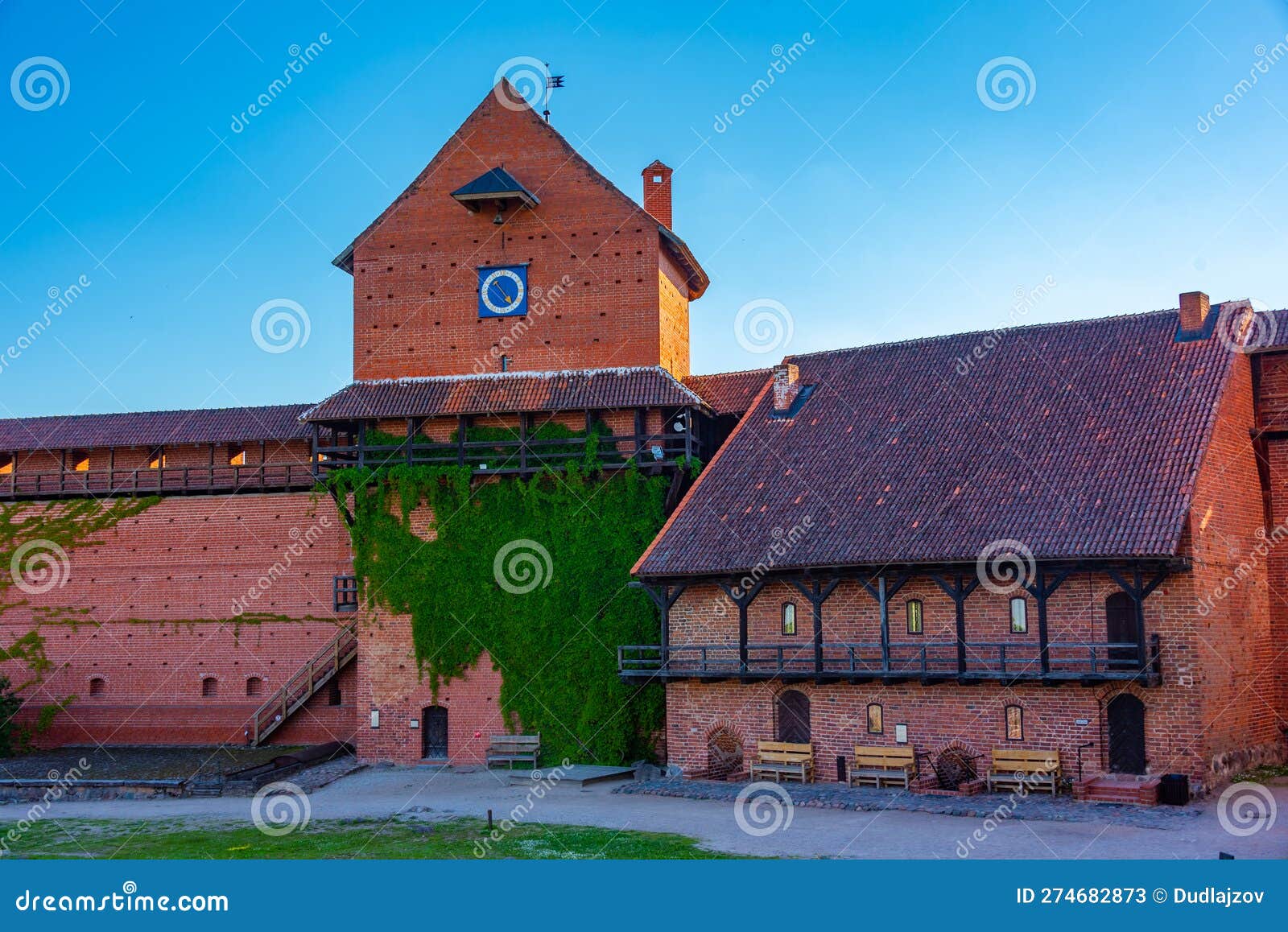 View of the Turaida Castle in Latvia Stock Image - Image of tourist ...