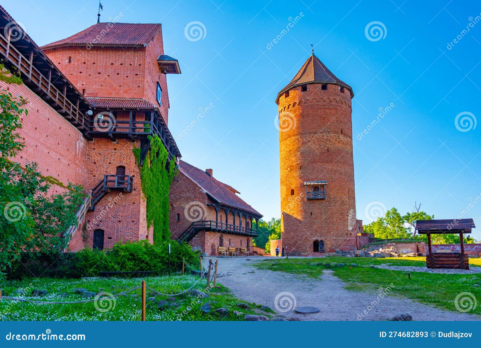 View of the Turaida Castle in Latvia Stock Image - Image of sigulda ...