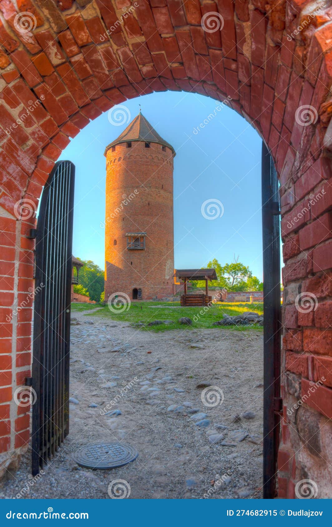 View of the Turaida Castle in Latvia Stock Image - Image of medieval ...