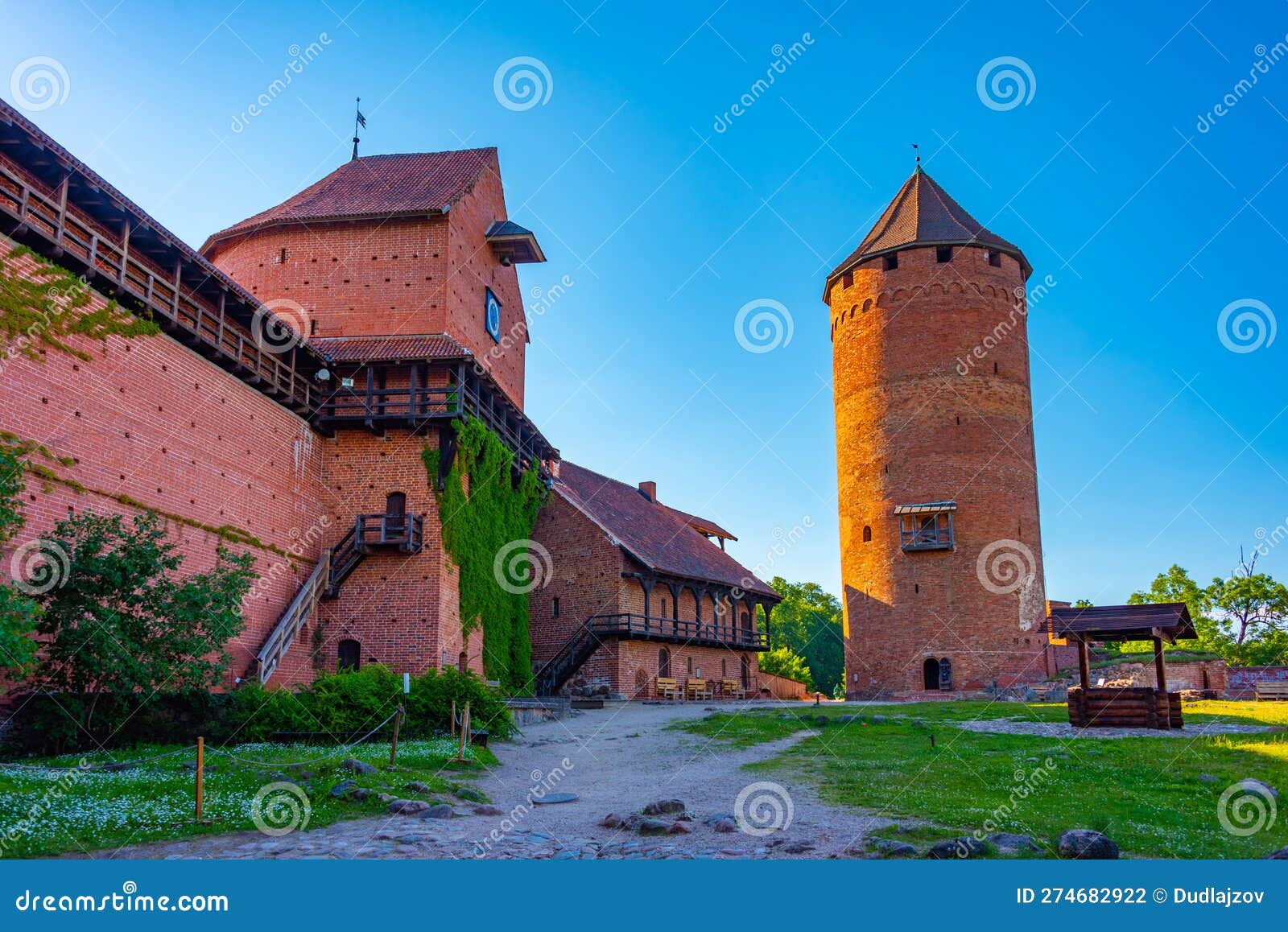 View of the Turaida Castle in Latvia Stock Photo - Image of environment ...