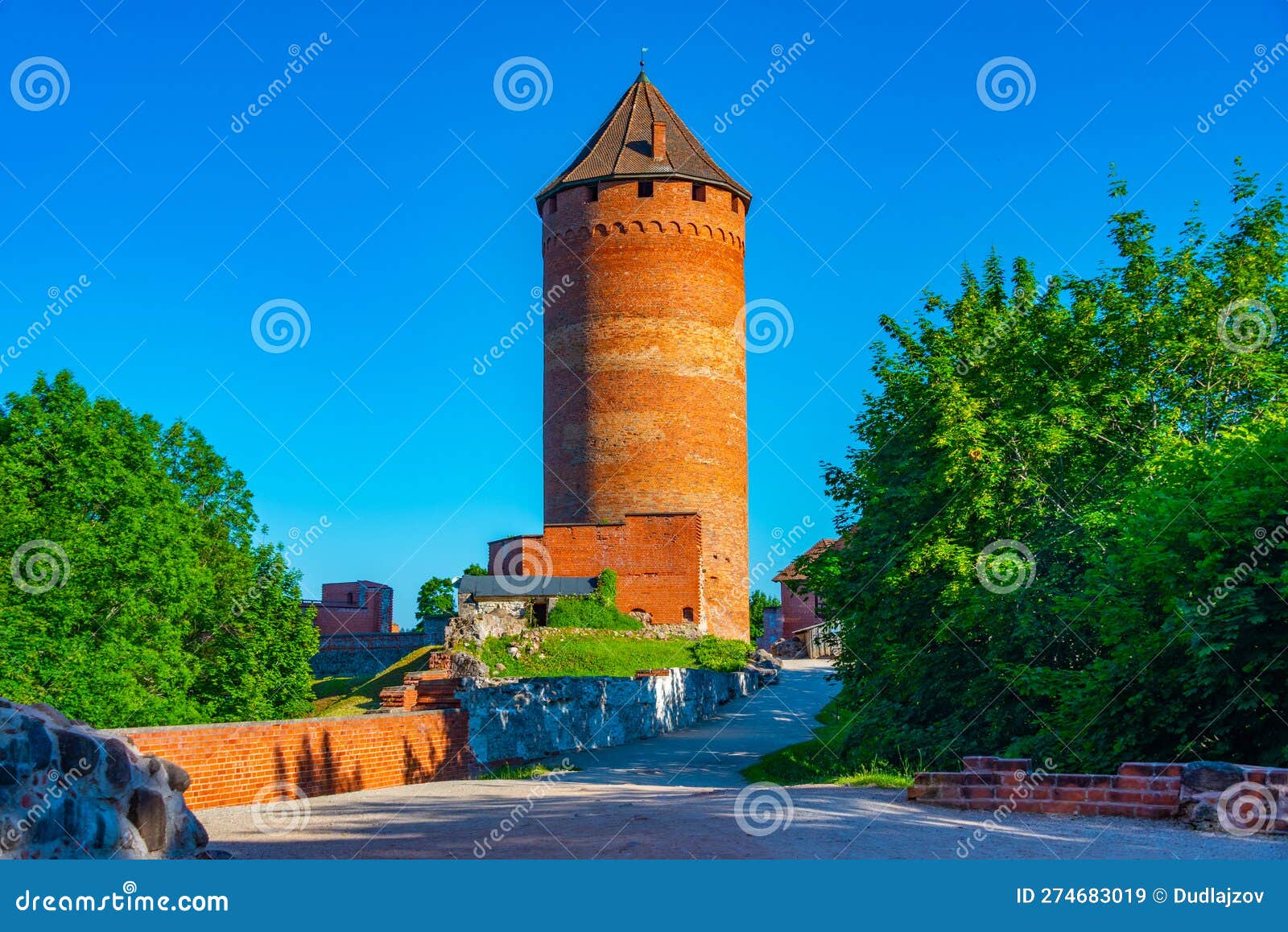 View of the Turaida Castle in Latvia Stock Image - Image of nature ...