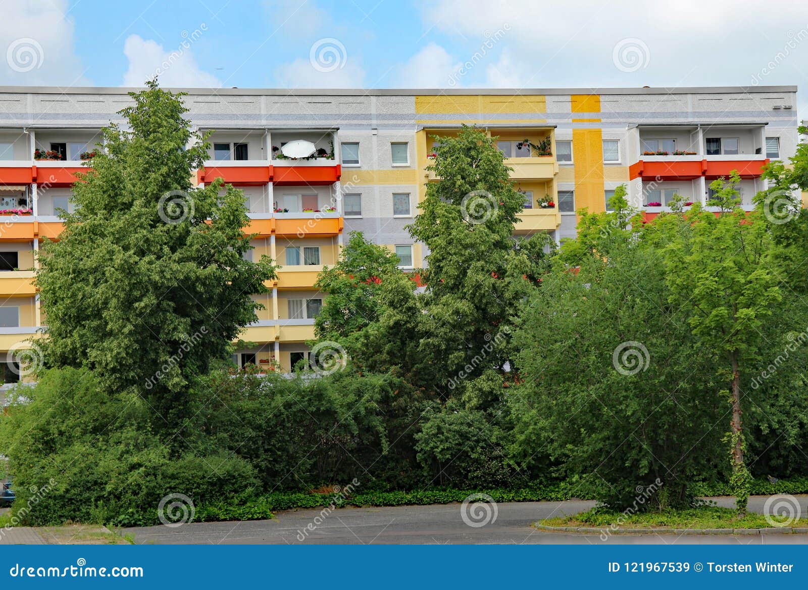 Typical Architecture from the Gdr Stock Image - Image of union ...