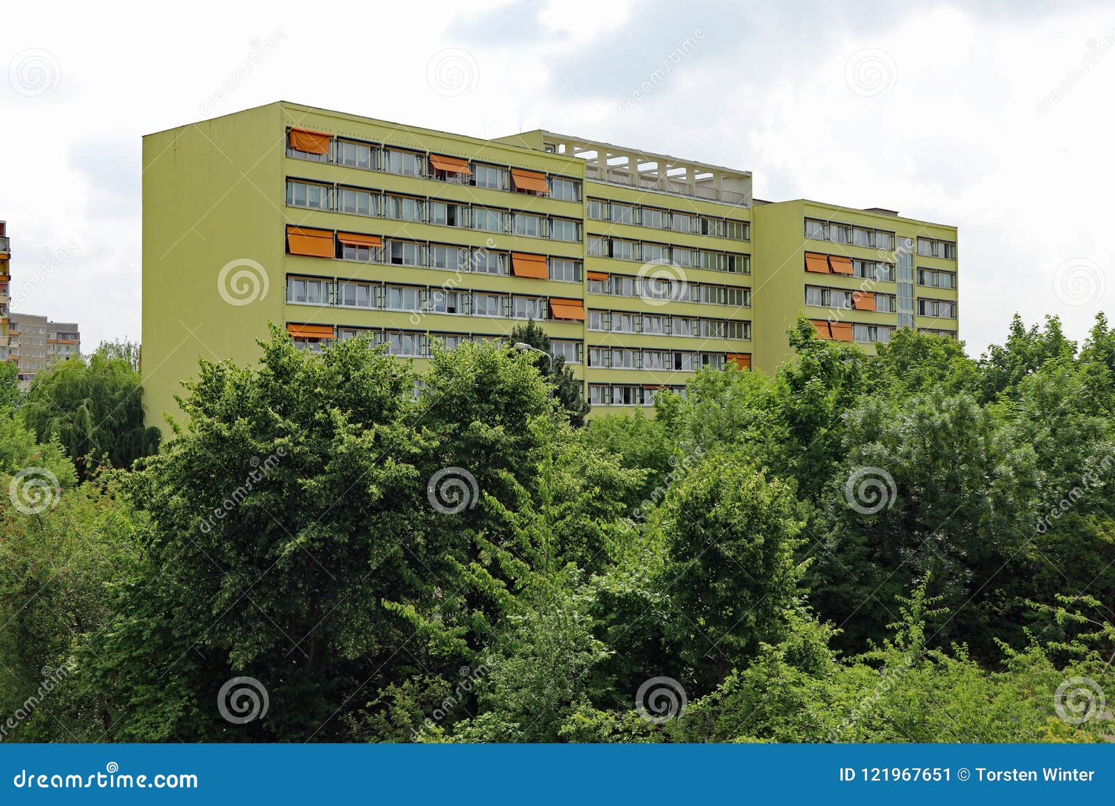 Typical Architecture from the Gdr Stock Image - Image of industrial ...